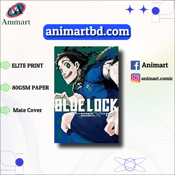 Blue Lock Volume 10 | Premium Quality Paperback Manga | ANIMART | Daraz ...