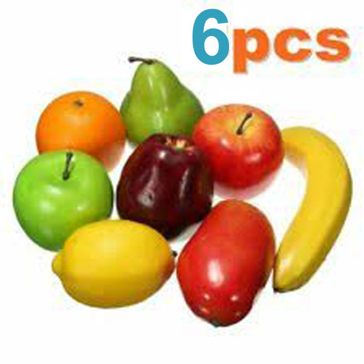 Artificial Fake Food Display Craft, Multi-Color Decorative Fruit Set ...