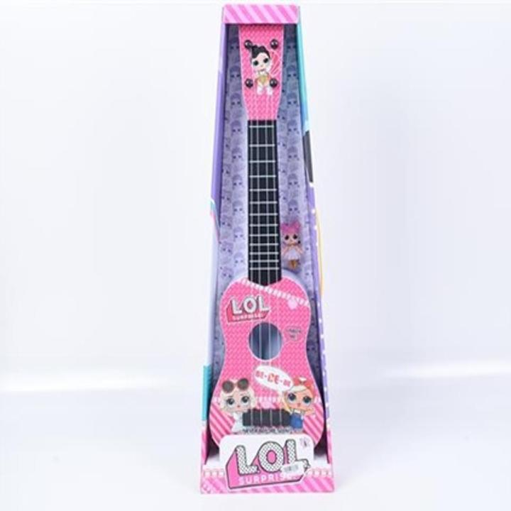 Kids Beginners Guitar 4String Music Toy LOL( LOL009-3A) | Daraz.com.bd