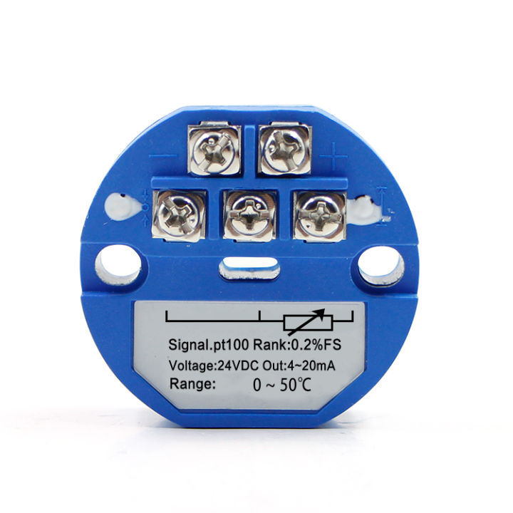 PT100 Type to 4-20mA -50-50 0-50 0-100 200 300 Degree RTD Input 4-20mA Output DC24V Thermal ...