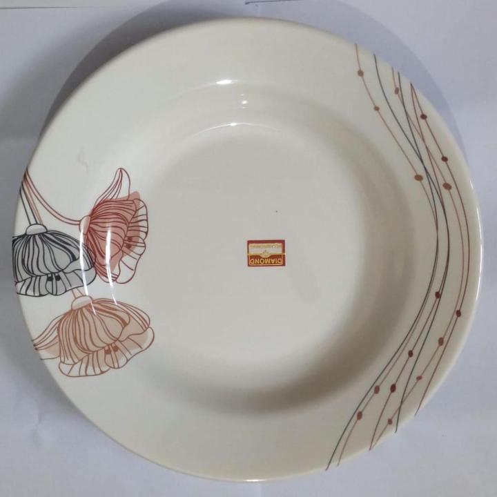 10'' Soup Plate (6 Pcs), Diamond Melamine, Dinnerware, Dinner set ...