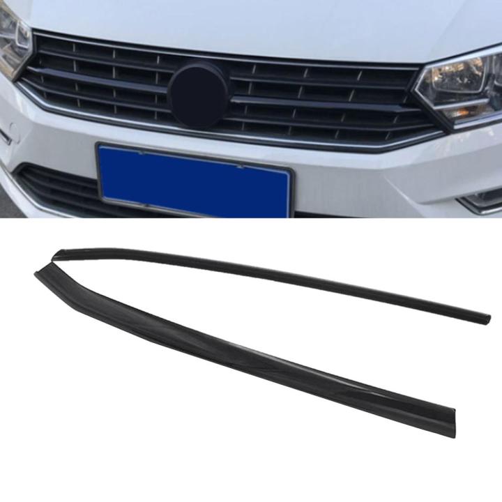 For Bora 2016 2017 2018 Car Front Bumper Grille Trim Bright Black ...
