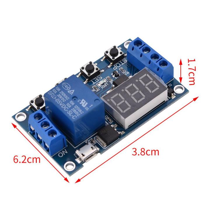 DIY Incubator Turning Motor Controller Turning Control Timer Supply 5-30V 10A Relay Using W1209 ...