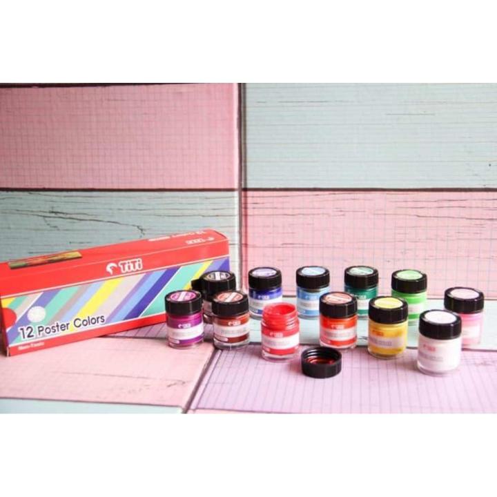 Titi Poster Color - 12 color | Daraz.com.bd
