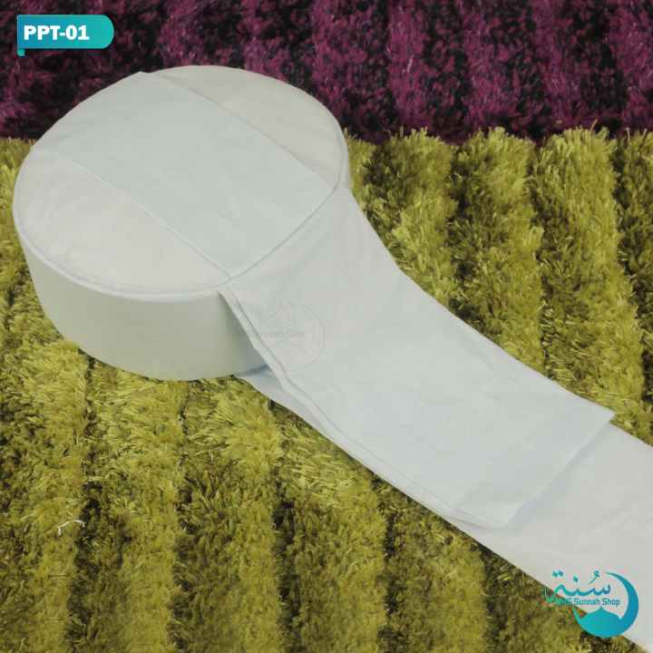 White Color Beautiful Design Islamic Items Fitting Pagri Tupi For Men ...