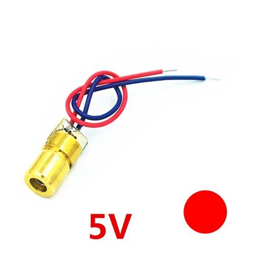（NEW）650nm 5mW Red Point / Line / Cross Laser Module Head Glass Lens ...