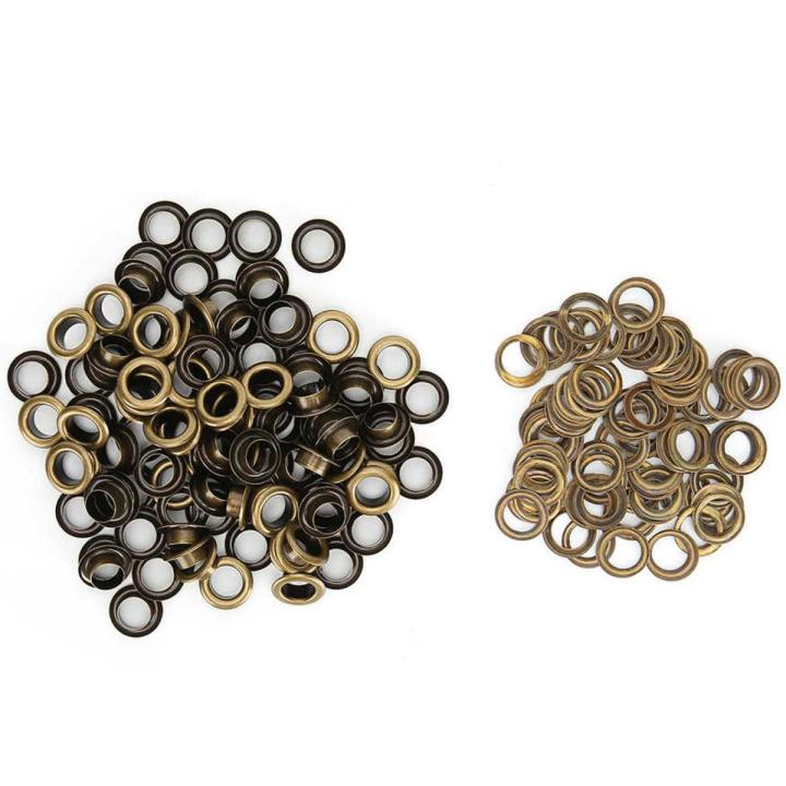 Leather Rivets 100Pcs 8mm Hollow Bronze Shoe Hole Rivet Hand-Made ...