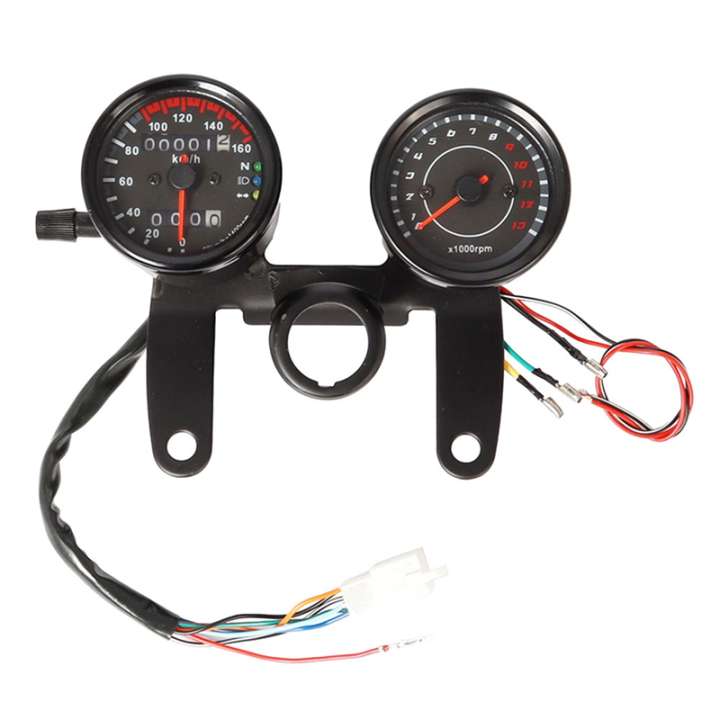 1 Piece Universal Motorcycle Speedometer Odometer LED Backlight ...