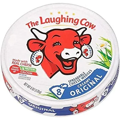 La Vache Qui Rit (The Laughing Cow) Original Cheese - 8 Portions (120Gm ...