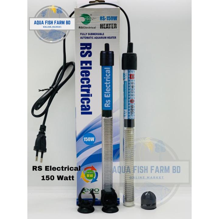 RS Electrical RS-150W, (150 watt Glass Heater) For Fish Aquarium | Daraz.com.bd