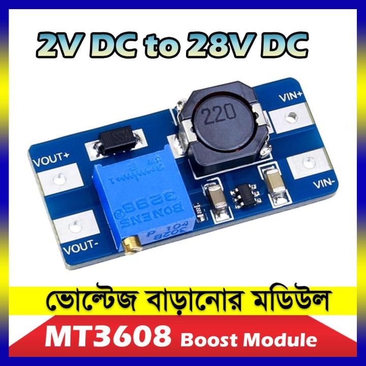 MT3608 DC To DC Step Up Boost Converter Module hi quality | Daraz.com.bd