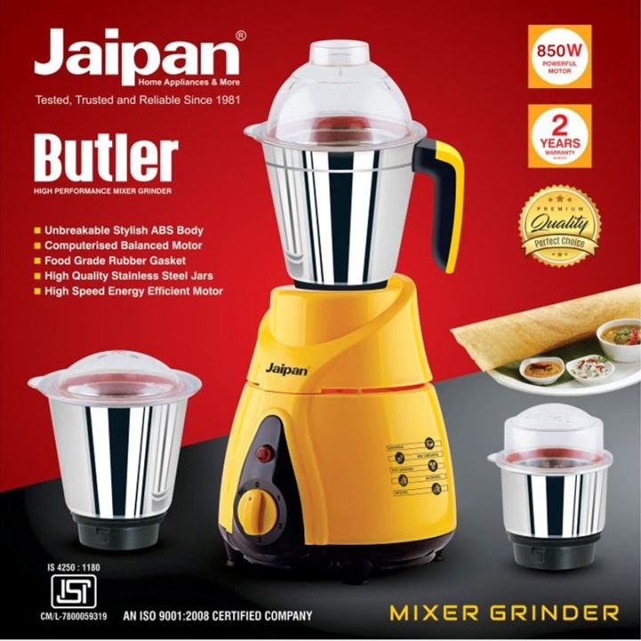 Jaipan Butler 3 in 1 Blender.Heavy duty Blender | Daraz.com.bd
