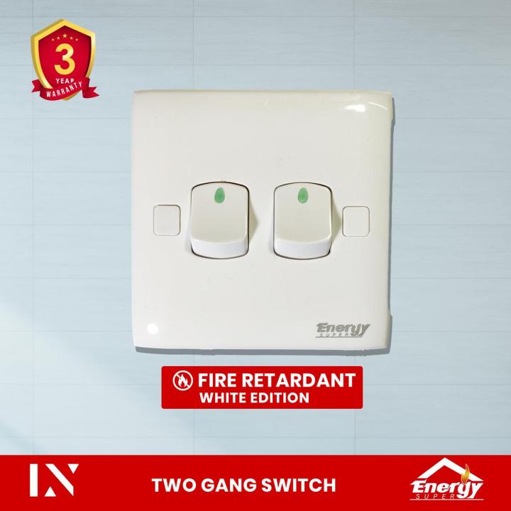 Energy Two Gang One Way Switch | Daraz.com.bd