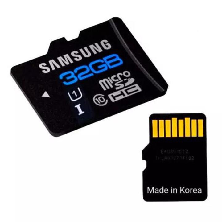 32gb micro sD HC I class10 U1/U3 memory card Made in Taiwan/Korea ...
