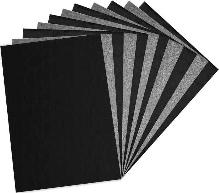 A4 Size 30 pcs Transfer Tracing Graphite Paper Black color Drawing ...