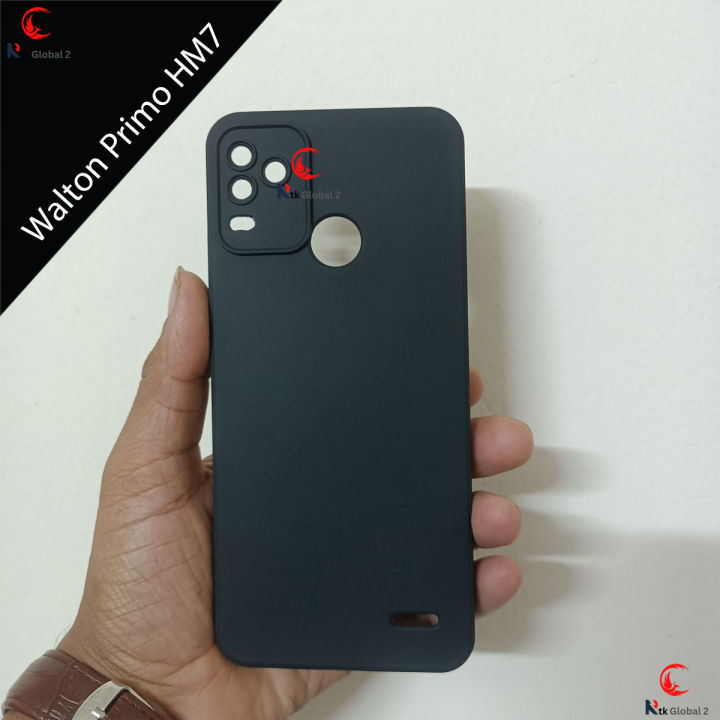 Silicone Back Cover with Carbon Fiber Texture For Walton Primo HM7 ...