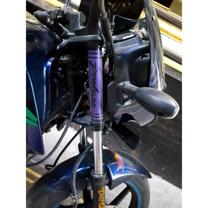 2pcs Pulsar single and twin disc shokup front fork suspension sticker ...