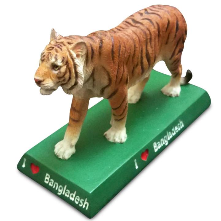Royal Bengal Tiger Bangladesh Souvenir Resin Craft Car Home Office ...