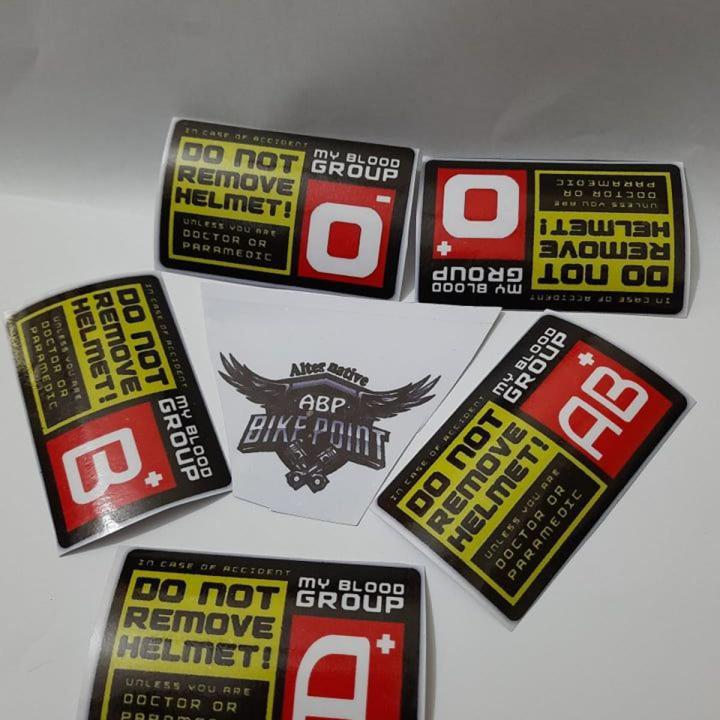 Bike Sticker 1ps Blood_Group( Waterproof & Premium quality)/ | Daraz.com.bd