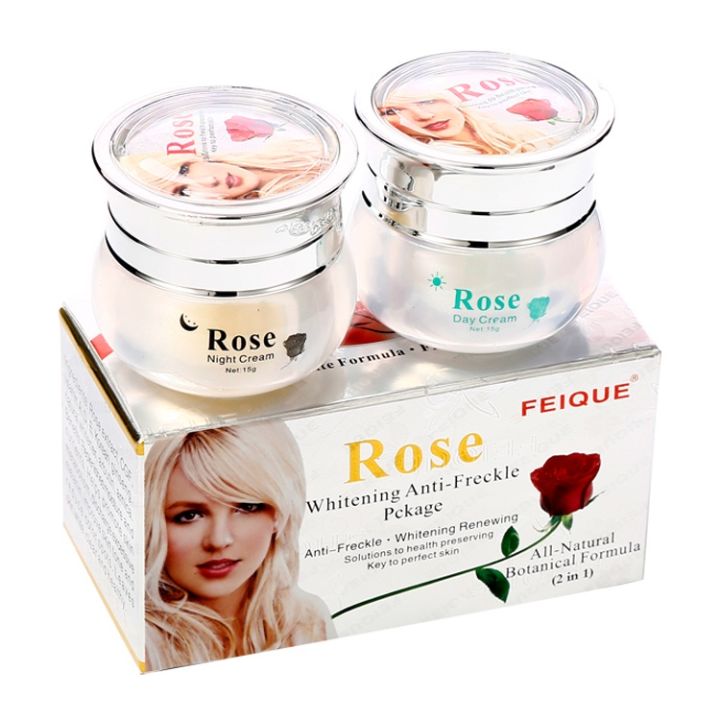 Feique Rose Essence Anti-freck Day and Night Cream | Daraz.com.bd