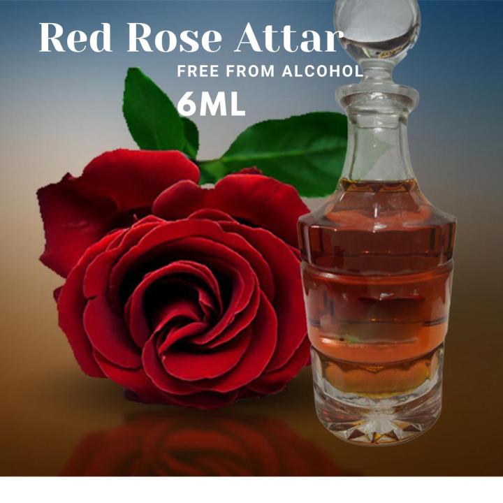 Red Rose Attar 6Ml Natural Pure Perfume Oil - Ator | Daraz.com.bd