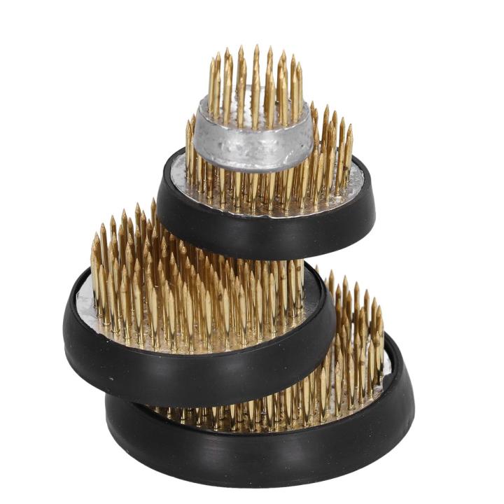 Lead Base Floral Brass Pin Flower Holder Kenzan Ikebana Style Arranging ...