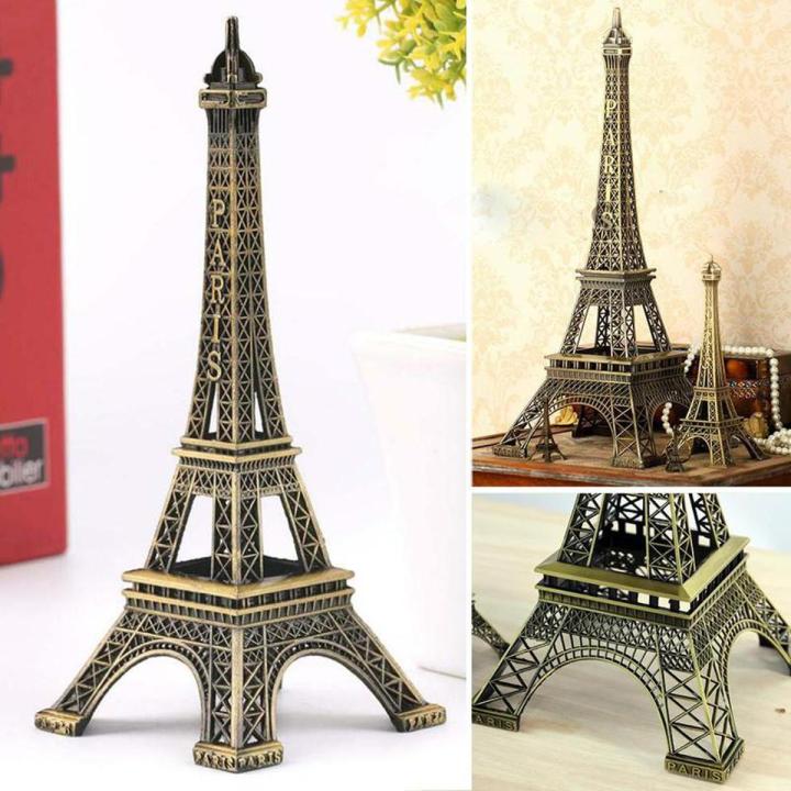 Paris Eiffel Tower Metalic Showpiece - Eiffel Tower Model Brass (18*6.5 ...
