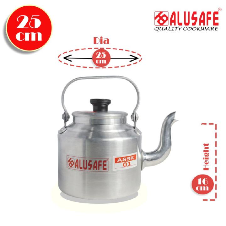 Alusafe Aluminium Tea kettle 3 Liter ( 18*16 cm) | Daraz.com.bd