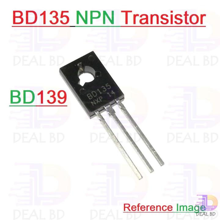 5Pcs- BD135 Transistor BD 135 NPN Power Transistor Output 45V 1.5A TO ...