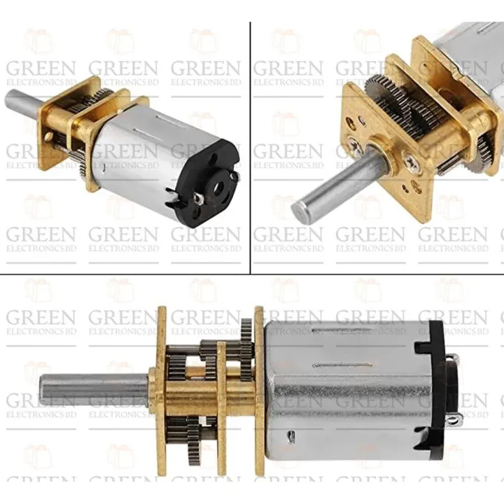 Best Quality 600RPM DC 3v 6v 12v N20 Mini Micro Metal Gear Motor High ...