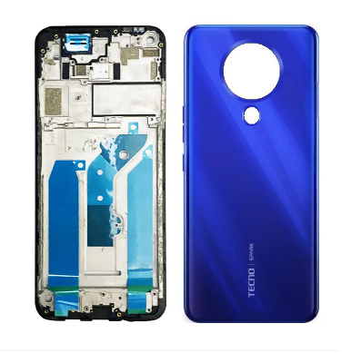 Tecno Spark 6 Full Body Housing (LCD Frame and Back Panel) Replacement ...