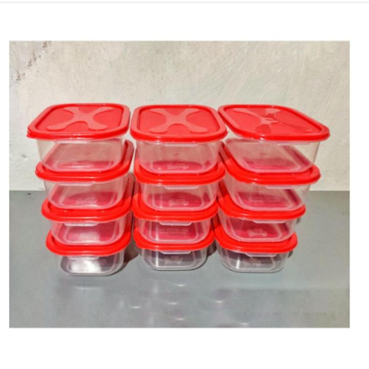 12Pis Plastic Mini Box MultiColour 250ml | Daraz.com.bd