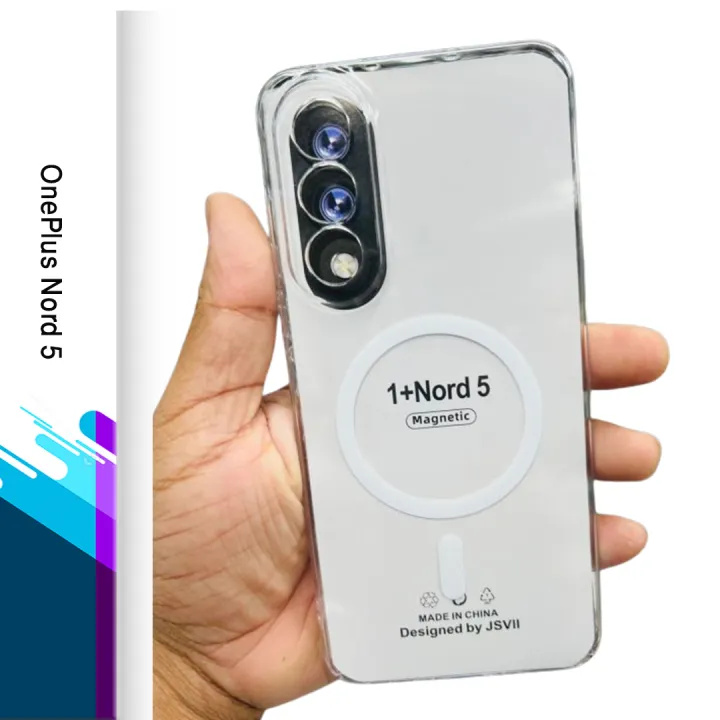 For OnePlus Nord 5 - AGT Anti Yellow Magsafe Clear Hard Transparent ...