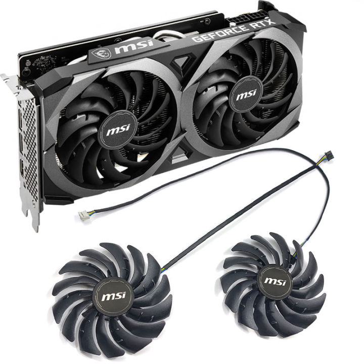 NEW 95MM PLD10010S12HH RTX 3070 VENTUS 2X GPU Fan，For MSI RTX 3060 ...