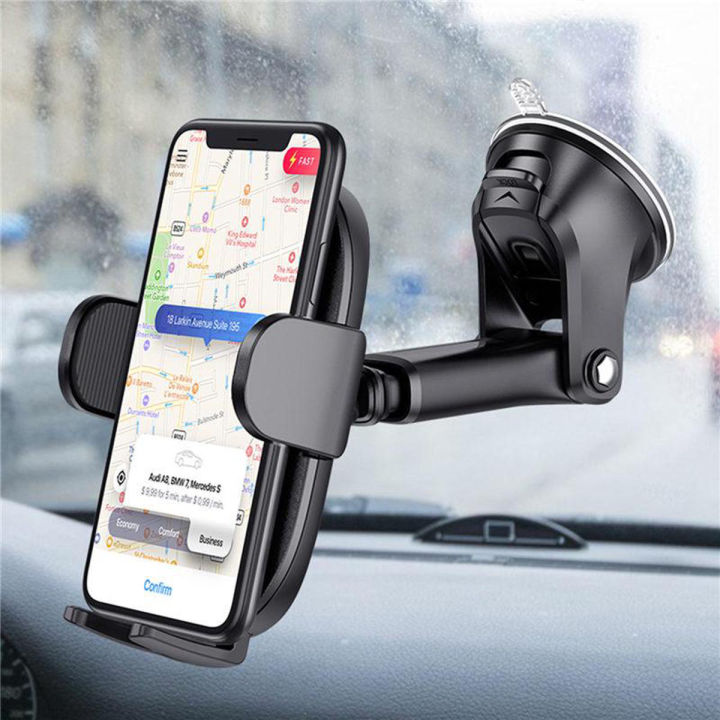360° Rotating In Car Suction Mobile Phone Holder Stand Windscreen ...