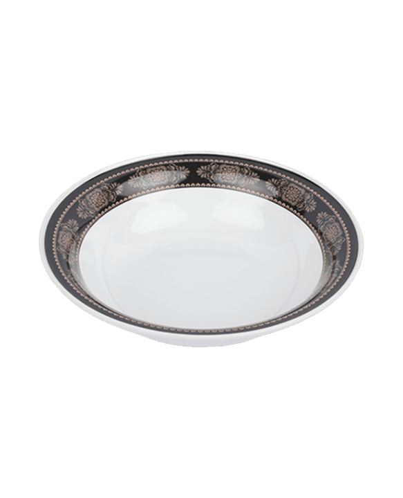 Italiano Melamine Rice Bowl 11" - Black Gold | Daraz.com.bd