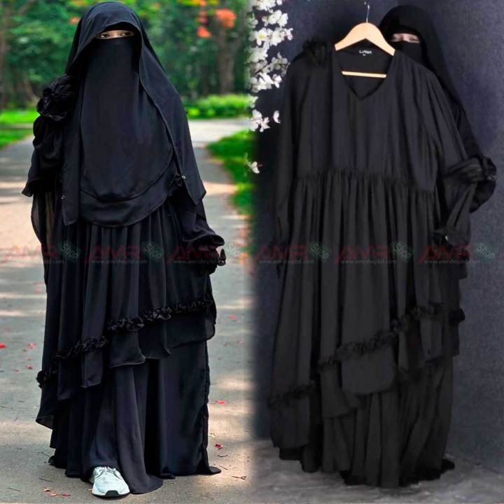 Exclusive stylish Full Sunnati Mohuya 5 Borkha Set B_611 | Daraz.com.bd