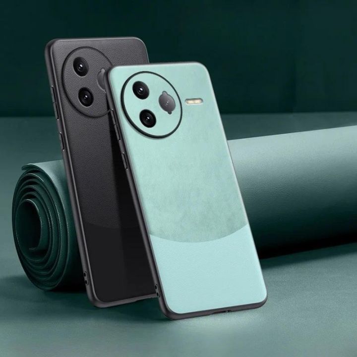 For Xiaomi Redmi K80 Pro Back cover Leather Two Colors Fashion Panda ...