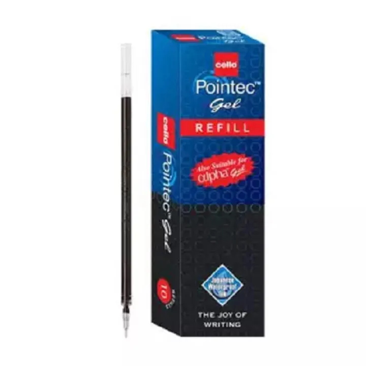 Cello Pointec Gel Refill Black- 10 Pcs | Daraz.com.bd