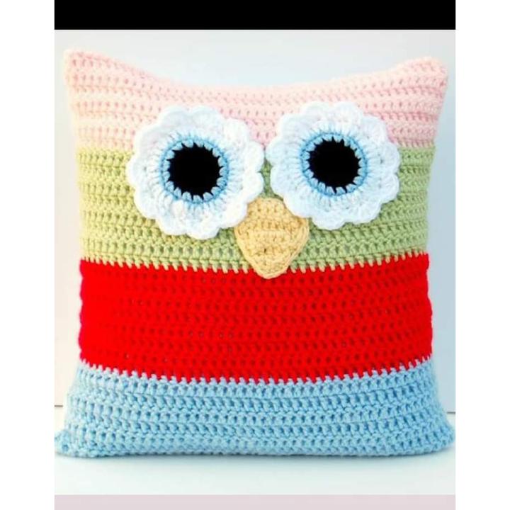 Cushion Cover Crochet Work Single Piece | Daraz.com.bd