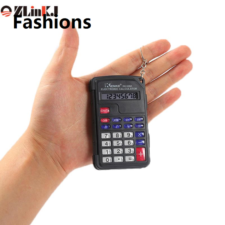 Fashions Protable Digit Calculator Pocket Size Mini Plastic 8 digits ...