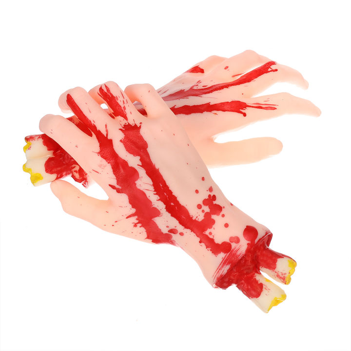 Lamps Halloween Horror Broken Hands Feet Bloody Fake Severed Props Toy ...