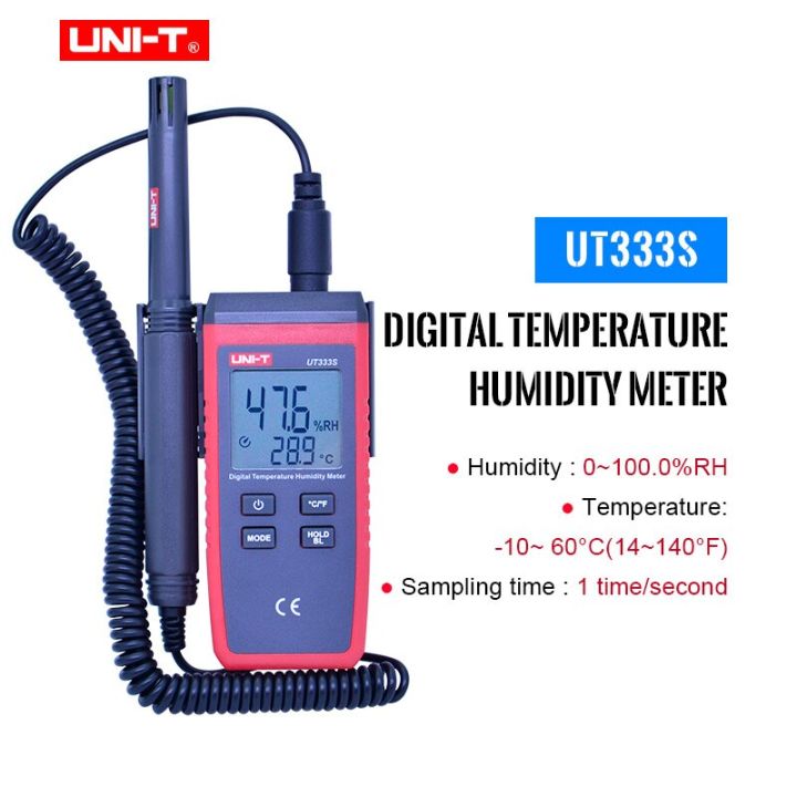 Uni-T UT333S Digital Temperature Humidity Meter - Kings Trading | Daraz ...