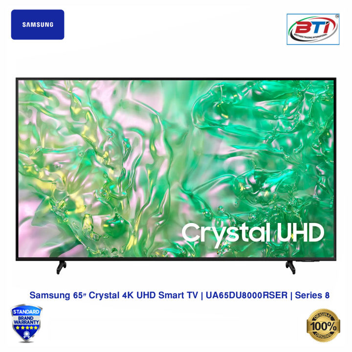 Samsung 65" Crystal 4K UHD Smart TV Model - UA65DU8000RSER | Series 8 ...