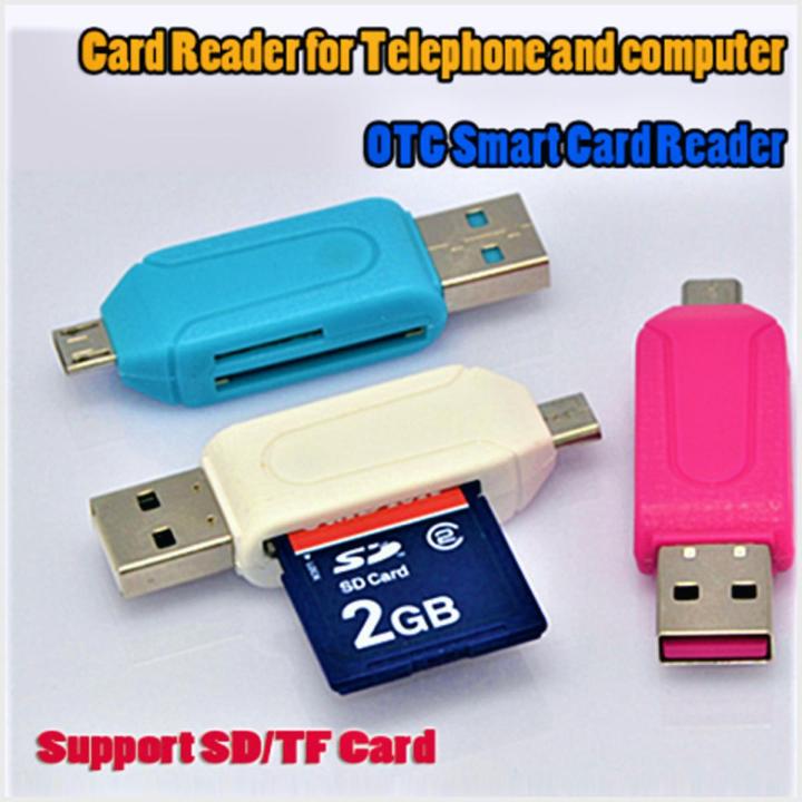 OTG and USB Card Reader - Multicolor | Daraz.com.bd