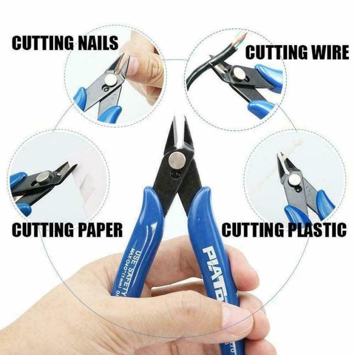 PLATO 170 Wishful Clamp DIY Electronic Diagonal Pliers Side Cutting Nippers Wire Cutter | Daraz ...