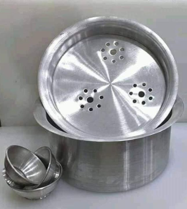 3 pcs steamed pitha pot and1 pcs big size Steamed pitha making machine ...