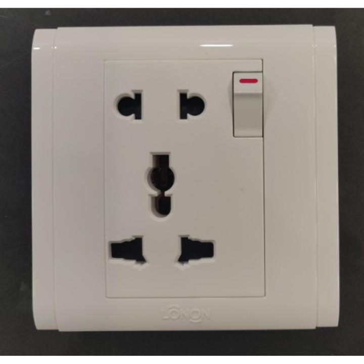 16A 5 Pin Multi Function Combined Universal Socket with Switch Premium ...
