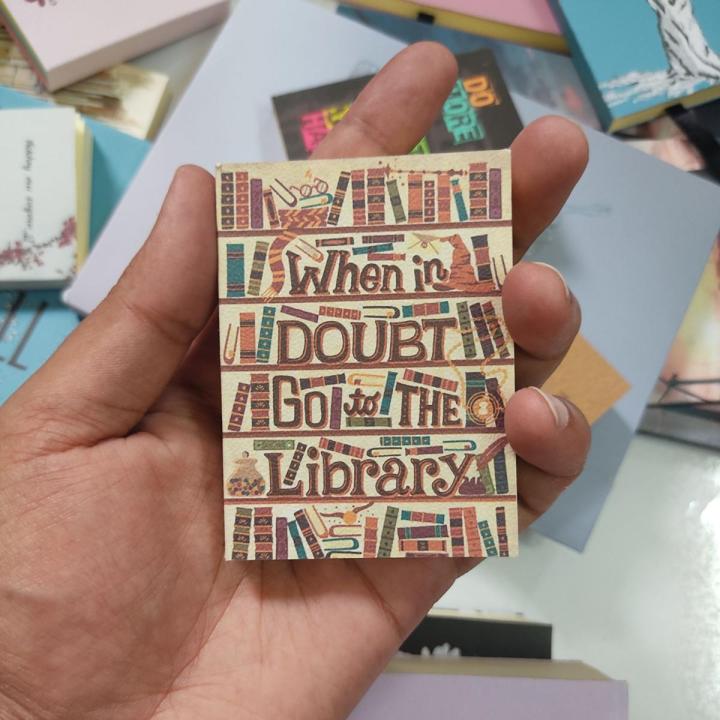 Library - MINI Notebook (3.1"/2.3"size) | Daraz.com.bd