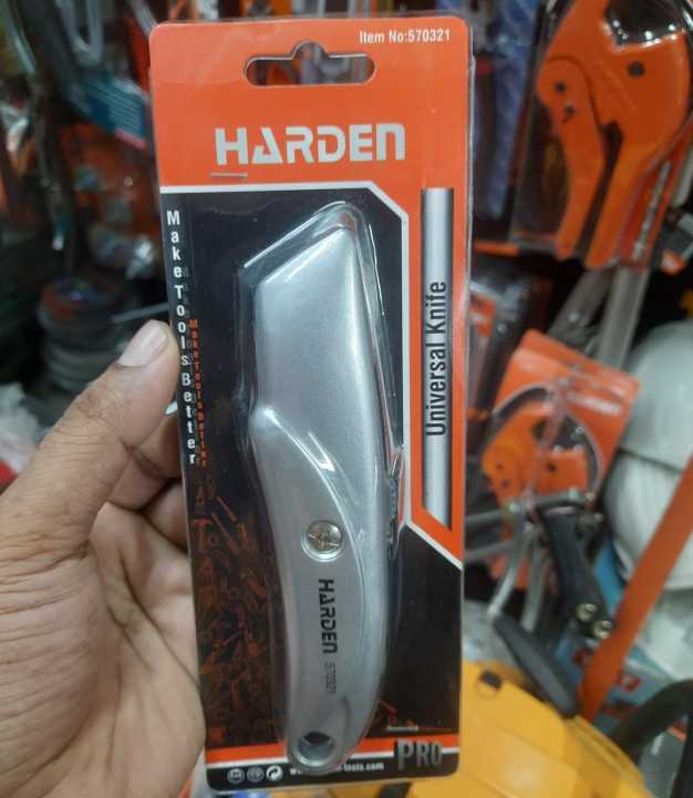 Retractable Universal NT cutter 150 mm metal body Heavy duty HARDEN ...